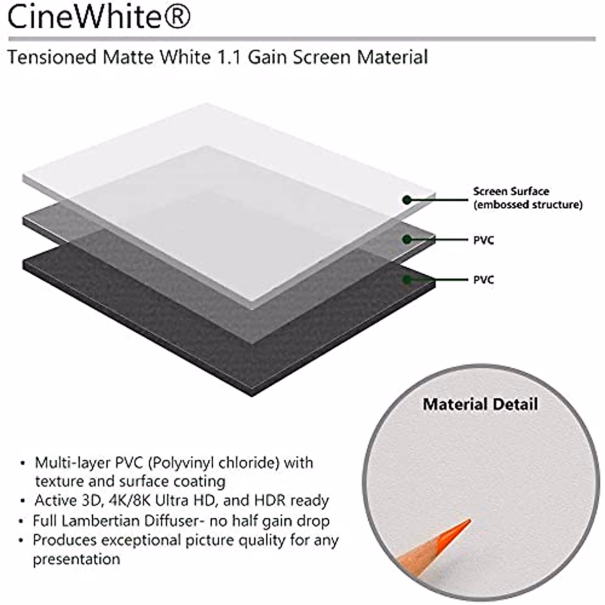 Elite Screens Starling Tab-Tension 2, 100" 16:9, 12" Drop, Tensioned Electric Motorized Projector Screen, STT100XWH2-E12