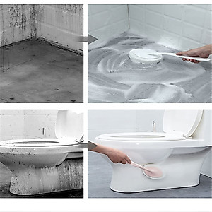 Long Handle Brush Eraser Magic Sponge DIY Cleaning Sponge for Dishwashing Kitchen Toilet Bathroom Wash Cleaning Tool Accessory