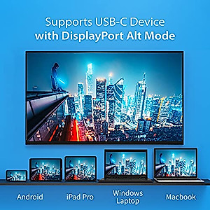 j5create ScreenCast USB-C to HDMI Wireless Display Transmitter and Receiver, Supports 1080p, Compatible with MacBook, iPad Pro, ChromeOS, USB-C Laptops and Android (JVAW62)