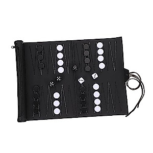 3 Pcs Backgammon Board Travel Backgammon Portable Chess Travel Chess Board Folding Chess Board Set Chess Game Board Set Beginner Chess Board Portable Backgammon Board Chess Supply
