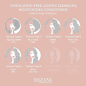 Mizani True Textures Cream Cleansing Conditioner, 16.9 Fl Oz