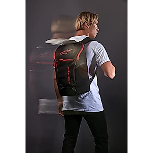 Alpinestars Defcon V2 Backpack, Black/Red, One Size