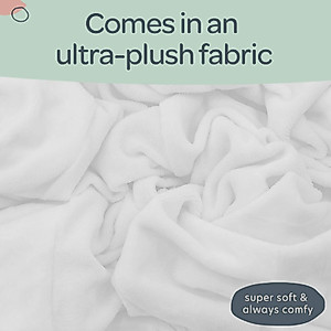 PooPoose Changing Pad Cover (Cloud White)