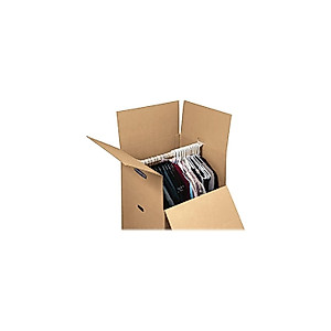 Bankers Box SmoothMove Wardrobe Moving Boxes, Short, 20 x 20 x 34 Inches, 3 Pack (7710902)