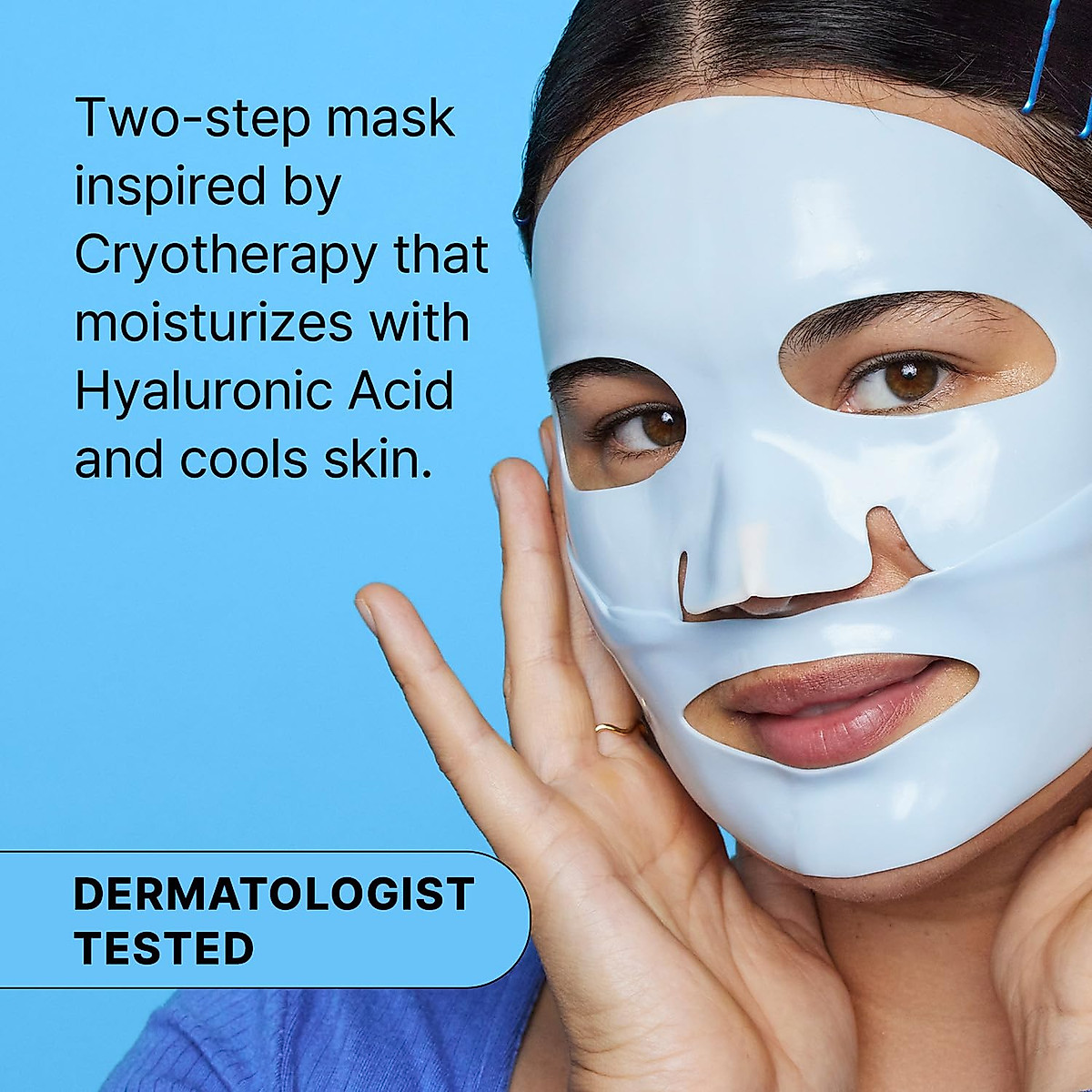 Dr.Jart+ Cryo Rubber Face Mask with Moisturizing Hyaluronic Acid | Korean Skin Care, 1 Pack
