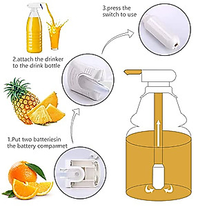 Automatic Drink Dispenser, Milk Dispenser, Hands-Free Milk, Automatic Drink Dispenser with Electric Tap, Drink Dispenser for Milk Juice Beer & More, Hands-Free No Overflow