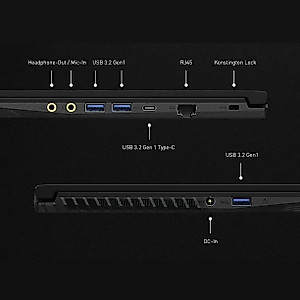 MSI GF63 Thin Gaming Laptop, 15.6'' FHD 144Hz IPS Display, 11th Gen Core i5-11400H（Beats i7-10750H）, GeForce RTX 3050 4GB, 32GB RAM,1TB SSD, USB-C,HDMI, RJ45, WiFi 6, Win 11,Black (11UC-692US)