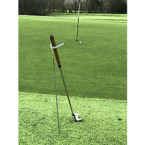Mobile Pro Shop V-Shaped Golf Club Stand Keeps Your Clubs Clean, Dry & Visible, Made of Highly Durable Stainless Steel - Easy to Carry Golf Club Holder