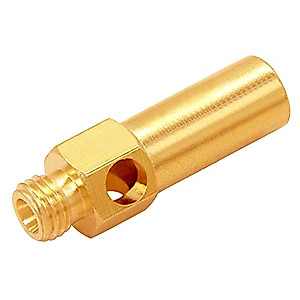 Uenede 10PCS Brass Burner Jet Nozzle for Cast Iron Burner Propane Natural Gas