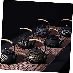 NPQPNAFC Boil Teapot Coffee Percolator Stovetop Espresso Stovetop Coffee Espresso Machine Japanese Tea Pot Whistling Coffee Pot Filter Teapot Strainer Exquisite Cast Iron Teapot Tea Kettle Teapots