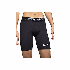 Nike Men's Shorts Pro (Medium, Black/White)
