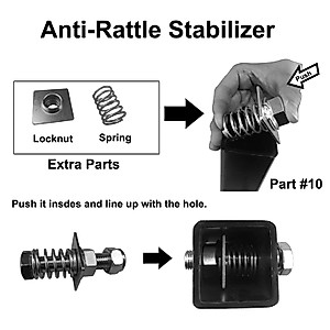 OKLEAD 500 Lbs Heavy Duty Hitch Mount Cargo Carrier 60" x 24" x 14.4" Folding Cargo Rack Rear Luggage Basket Fits 2" Receiver for Car SUV Camping Traveling