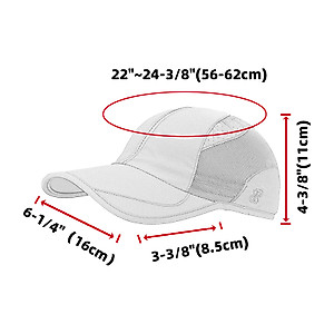 RRvane Quick Dry Running Cap Polyester Outdoor Sports Hat Lightweight Unstructured Baseball Cap for Men, Women (Khaki)