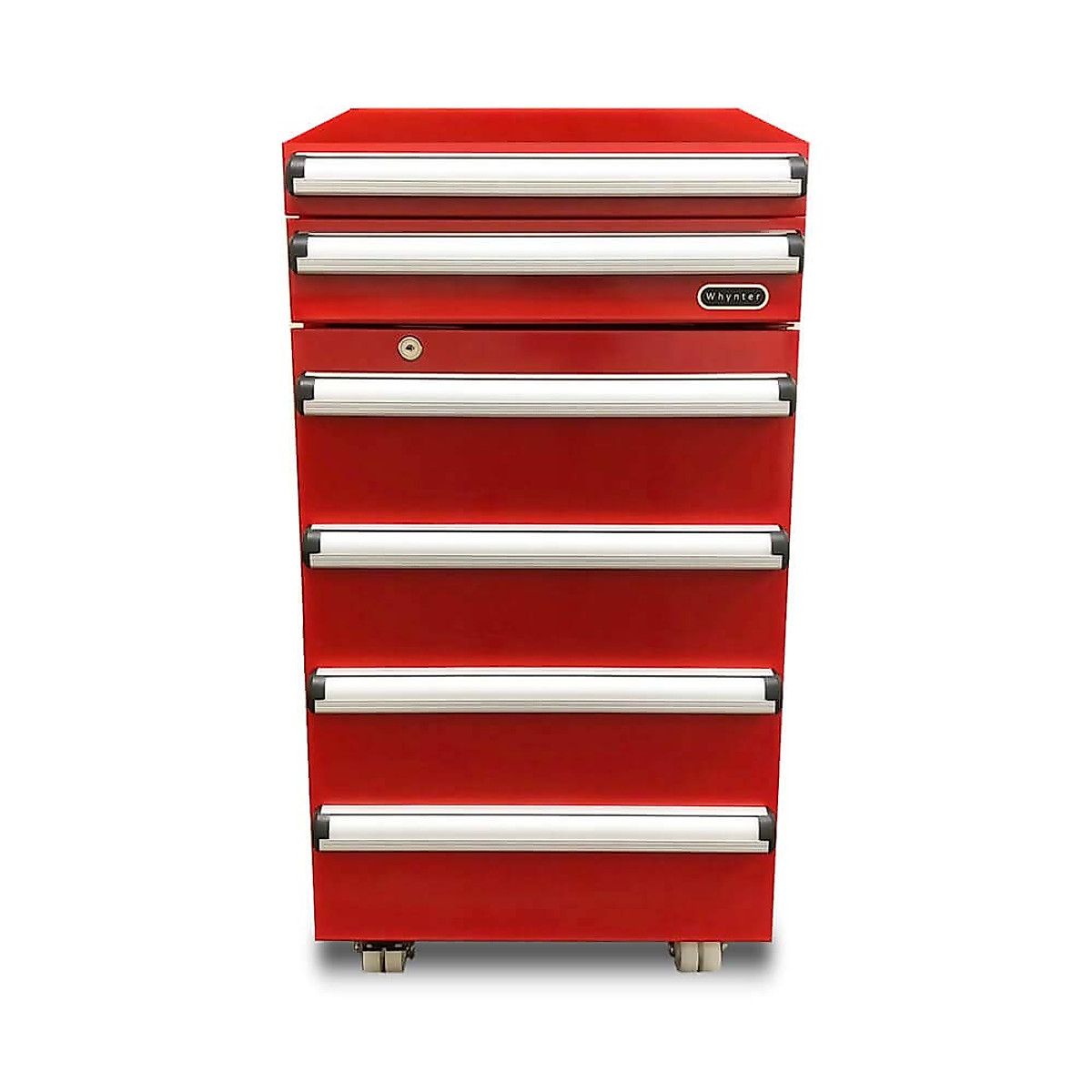 Whynter TBR-185SR 1.8 cu. ft. Portable Tool Box Refrigerator with 2 Drawers and Lock, One Size, Powder Coated Red