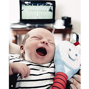 Tennis Racket | Suitable from Birth to 2 Years | Your First Tennis Racket | to Inspire and Play with | Extra Sensory Features for Babies | Part of The LITTLE SPORT STAR Baby Collection