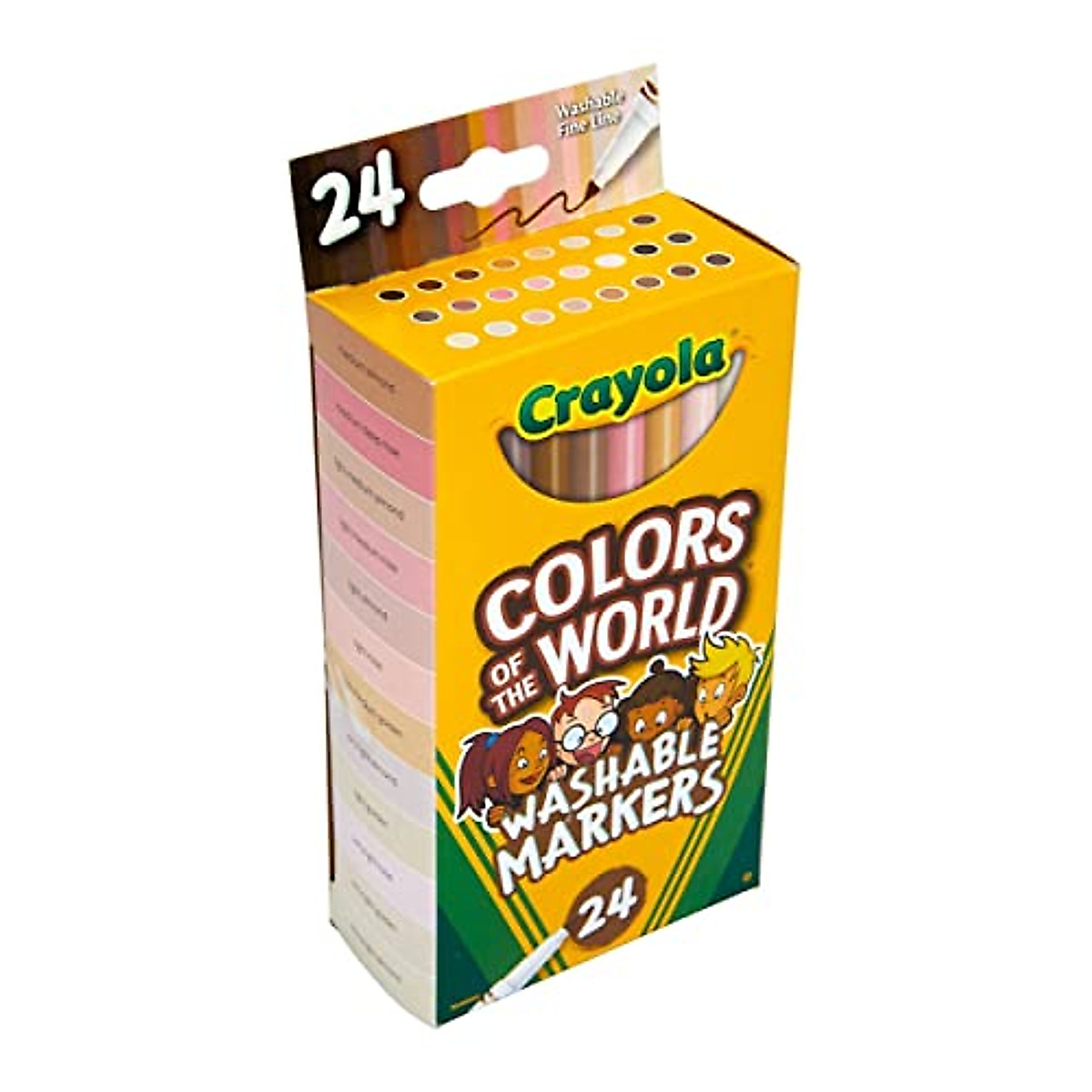 Crayola Colors of the World Markers 24 Count
