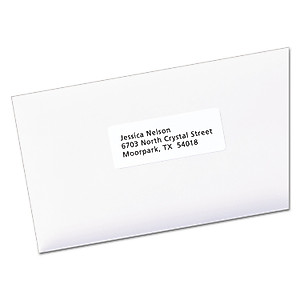 Avery 45160 Address Labels for Laser Printers, 1 x 2-5/8, White, 7500/Box