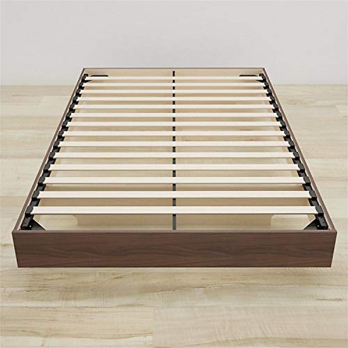 Nexera Alibi Full Size Platform Bed, Walnut
