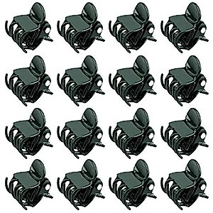 KINGLAKE Orchid Clips,Plant Support Clips,Garden Flower Vine Clips,100 Pcs Garden Cymbidium Clips to Keep Stems Vines Grow Upright,Dark Green