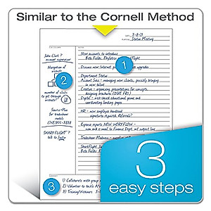 Tops Products 90223 Note-Taking System Notebk, Wire, 20 Lb, 11-Inch X9-Inch, 100Shts, We