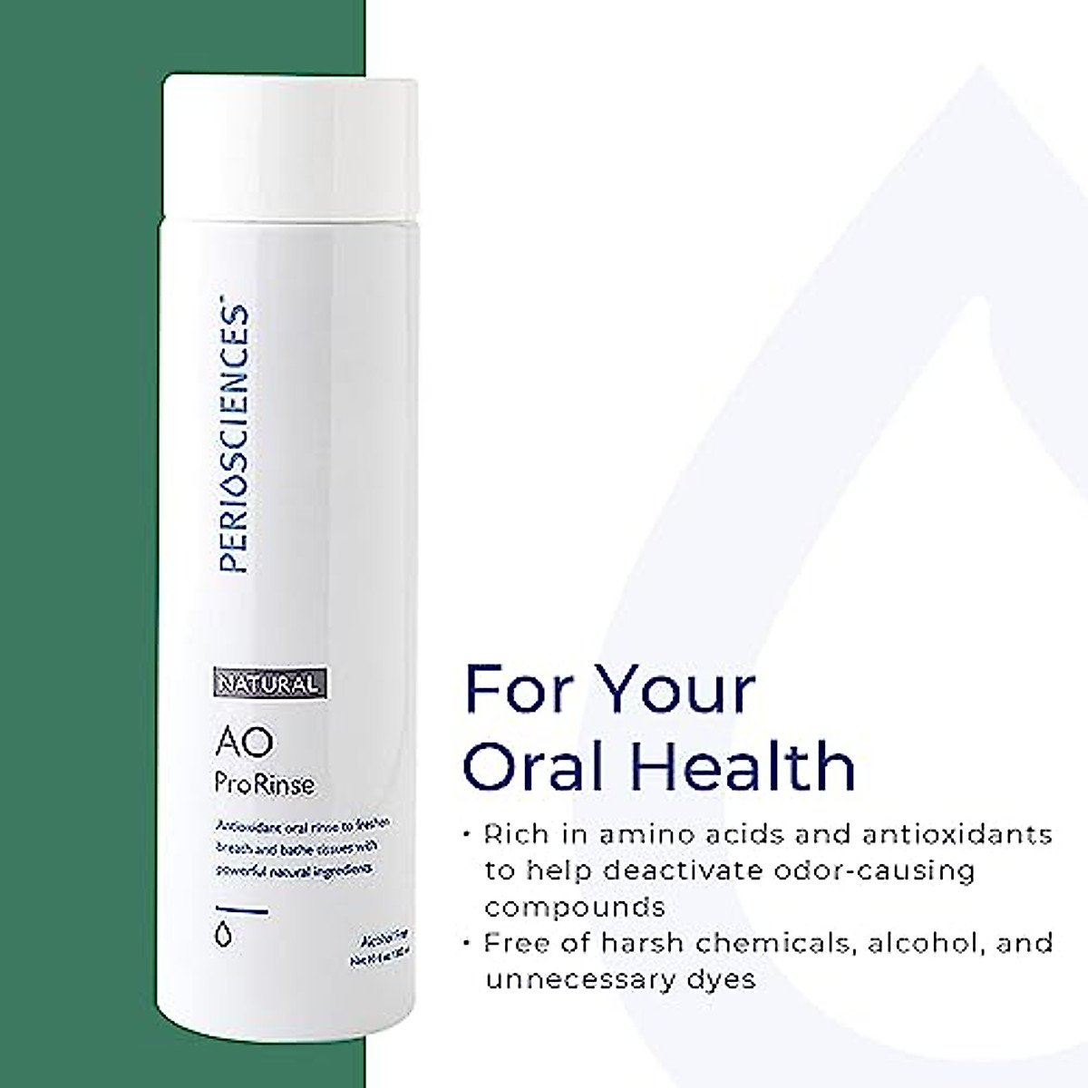 PerioSciences AO ProRinse Natural Mouthwash 10 fl oz/300ml
