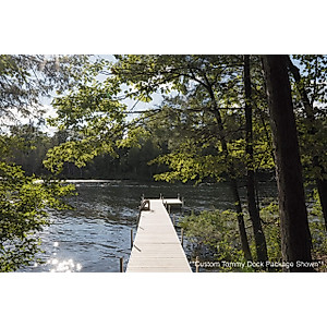 Tommy Docks Galvanized Steel Dock Pipe 2 Pack - 6 FT Normal Duty - 1.66 in Diameter - Superior Dock Post