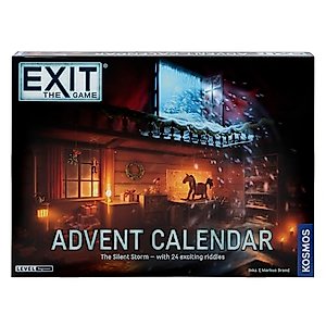 EXIT: The Game - Advent Calendar - The Silent Storm Family Game Cooperative Game Puzzle a Day Escape Room