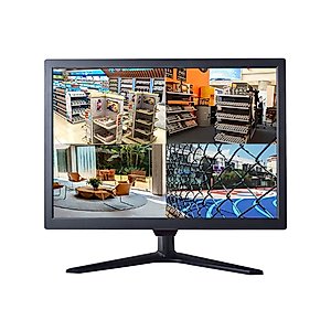 Cocar 21.5" CCTV Monitor, 16:9 BNC Monitor 1920x1080 Composite Component YPbPr/BNC/VGA/HDMI/Audio in Out, VESA Wall Mounting TFT LCD Display for Home Security Systems Surveillance Camera STB DVR NVR