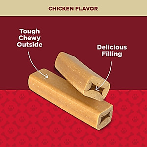 American Kennel Club Chewy Chews Small Breed Long-Lasting Chicken Flavor Dog Chews, Naturally Flavored, Helps Remove Tartar, 10 Count