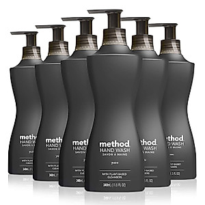 Method Gel Hand Wash, Yuzu, Biodegradable Formula, 11.5 fl oz (Pack of 6)