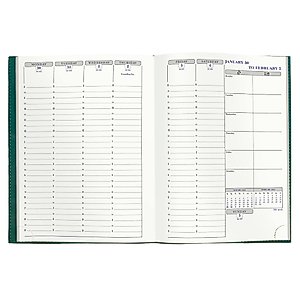 Quo Vadis 2024 Refill For Visual Planner - Time Management Appointment Organizer