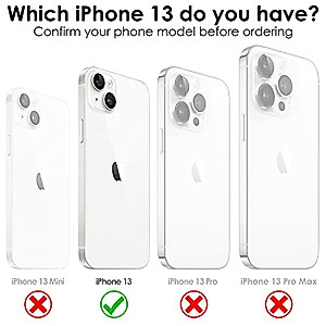 blaspins Crossbody Lanyard Strap Case for iPhone 13, Neck Cross Body, Adjustable Holder Removable, Drop Protection Shockproof, Hands-Free Silicone Case Cover 6.1 inch, 150 cm Strap, iP13 - White