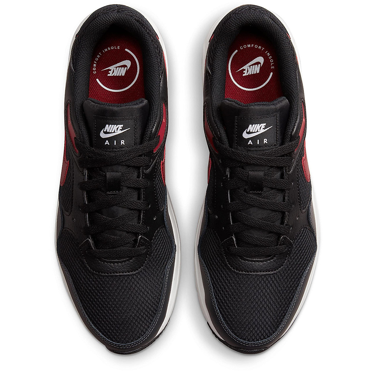 Nike Men's Air Max SC Running Shoes, Black/Team Red-Anthracite, 9 M US