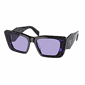 Prada PRADA SYMBOLE PR 08YS Violet Black Marble/Violet 51/18/145 women Sunglasses