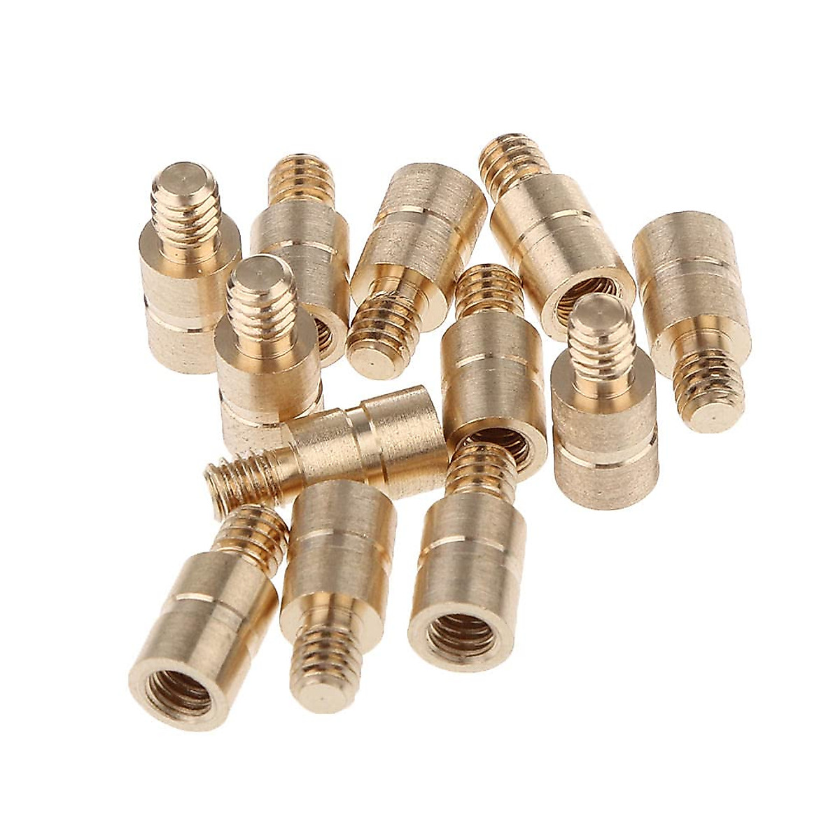 LEIPUPA 48 Pieces 25 Grain Brass Weight Screw Point Inserts Accessory