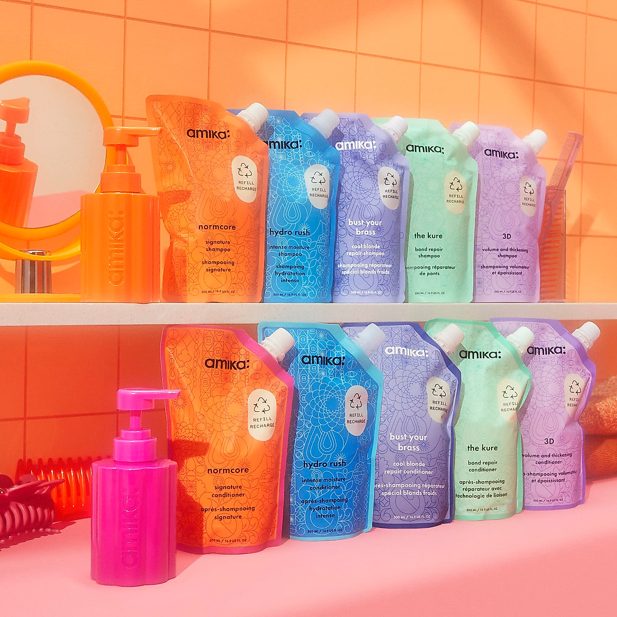 amika forever friend tritan refillable bottle