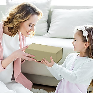 Gift Box with Magnetic Closure Lid 12" X 6" X 4" for Presents,Luxury for Gift Packaging, Bridesmaid Gifts Box, Magnetic Gift Box for Gifts,Birthday Gift Box,Christmas Gift Box (Gold)