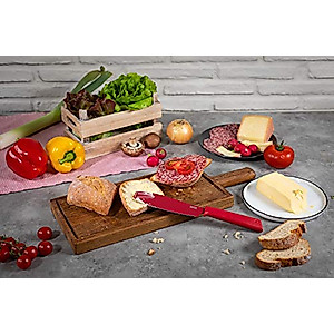 Kuhn Rikon Colori Sandwich Knife, 5.5", Red