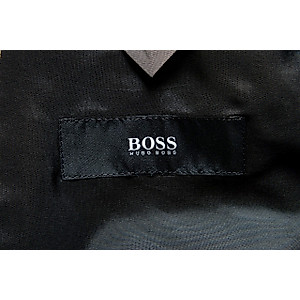 Hugo Boss "The King/Central_1" Men's 100% Wool Two Button Suit US 40L IT 50L Black