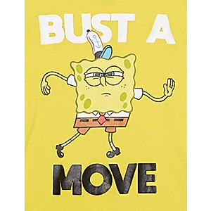 SpongeBob SquarePants Big Boys 2-Pack T-Shirt Bundle-Nickelodeon, Mint Dye/Black