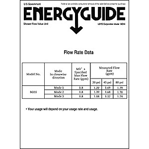 LEPO High Pressure Handheld Shower Head, 3 Spray Settings Water Saving Shower with ON/OFF Switch, Chrome Finish Bathroom Shower Head Sprayer with Holder