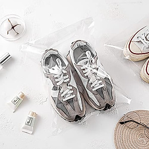 200Pcs Clear Cellophane Bags 11x14, T Shirt Bags Self Sealing Large Resealable Cellophane Bags Apparel Bags Plastic Bags for Packaging Brochure Prints Handicraft Decorative Wrappers Artwork Gift Bags