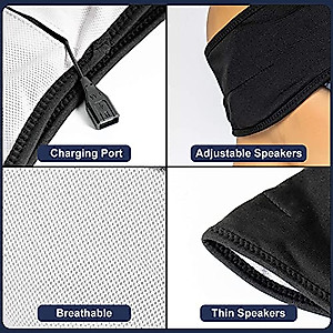 Lavince Sleep Headphones Bluetooth Sports Headband, Wireless Sports Headband Headphones with Ultra-Thin HD Stereo Speakers Perfect for Workout,Jogging,Yoga,Insomnia,Side Sleepers,Air Travel,Meditation