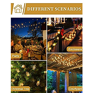 Scentsy Light Bulbs for Warmer, DORESshop Wax Warmer Bulbs, C7 Scentsy Bulb, E12 Candle Warmer Light Bulbs, Wax Warmer Light Bulb Replacement, 15 Watt Light Bulbs for Wax Warmers, 6 Pack