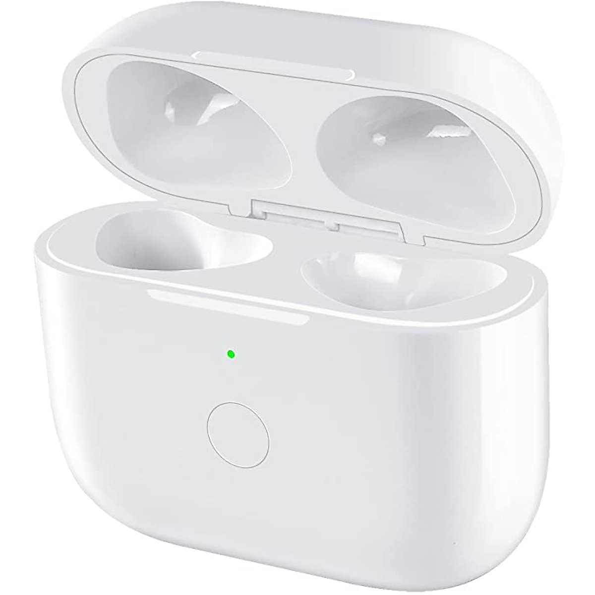 Wireless Charging Case Compatible with AirPods 3rd Generation Charging Case Replacement Charger Case Cover Compatible with Air Pods 3 Gen with Bluetooth Pairing Sync Button Quick-Pairing Button HCW