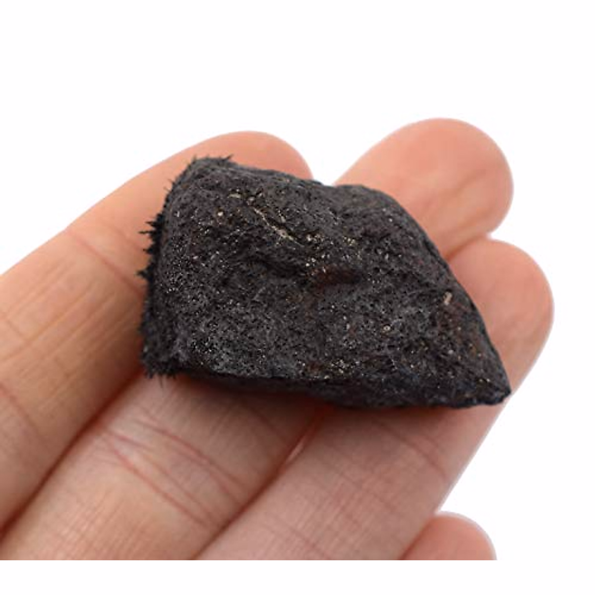 Raw Lodestone, Mineral Specimen - Approx. 1" - Geologist Selected & Hand Processed - Great for Science Classrooms - Eisco Labs