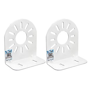 compcctv L-Shape Dome Camera Bracket,Universal Wall Ceiling Mount Bracket for Security CCTV Hikvision Dome Camera, CCTV Security Camera Mount Bracket/(2 Pack)