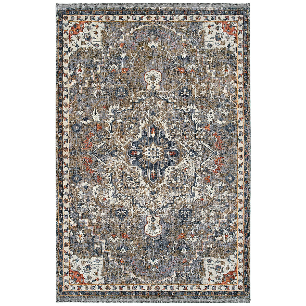 Kaleen Rugs Artundra Collection 8'6" x 11'7" Transitional Oriental Area Rug,Lavender