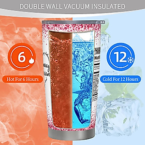 Pharmacy Technician Christmas Gifts, Gifts for PT on Pharmacy Technician Day, National Pharmacy Week Gifts, PT Appreciation Gifts, PT Graduation Gifts, Birthday Gifts for Pharmacy Tech 20 oz Tumbler