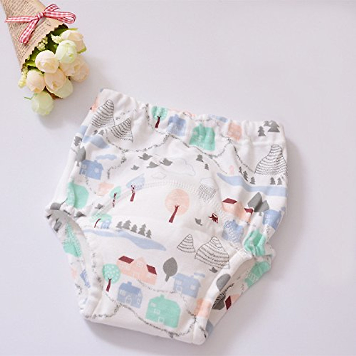 Potty Training Pants for Baby and Toddler Boys, Baby underwear 4 pack (90（2T), B4)